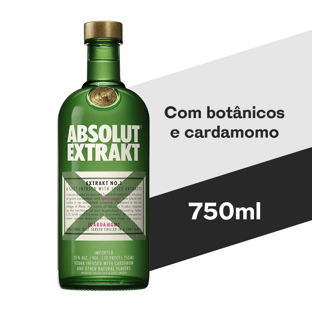 Combo Vodka Absolut Regular 750ml + Vodka Absolut Vanilia 750ml ...
